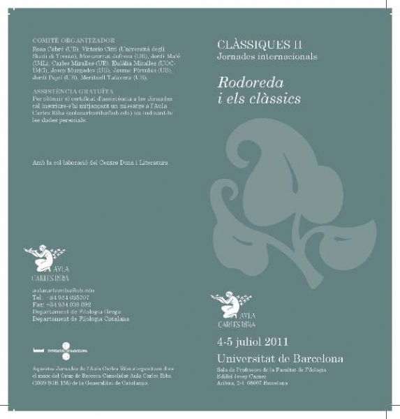 Rodoreda i els clàssics | ADHUC