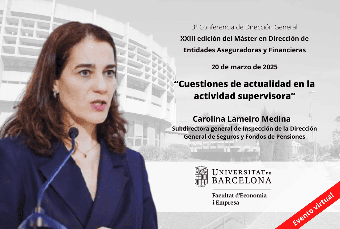 Carolina Lameiro Medina, nueva subdirectora general de Inspección de la DGSFP, impartirá una ...