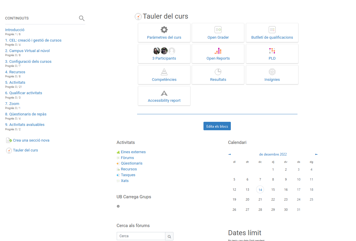 Cómo navegar por el Campus Virtual UB | Portal del Campus Virtual de la UB