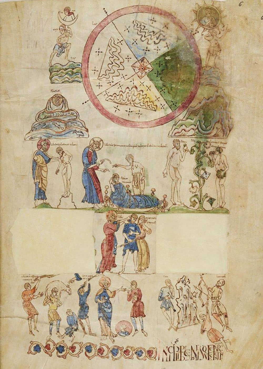 El primer judici: el cicle d'Eva i Adam - Iconografies de la Justícia