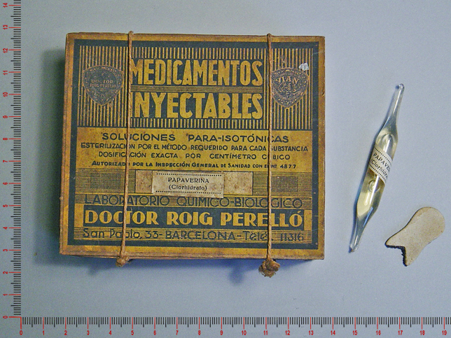 PAPAVERINA (Clorhidrato) | PHARMAKOTEKA