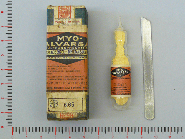 MYO-SALVARSÁN 0,45 grs | PHARMAKOTEKA