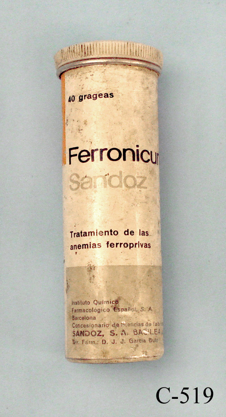 FERRONICUM SANDOZ | PHARMAKOTEKA