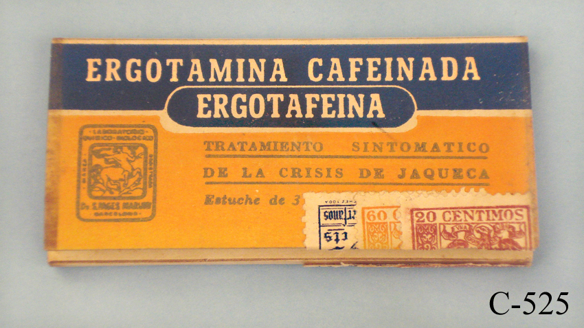 ERGOTAFEÍNA(ERGOTAMINA CAFEINADA) | PHARMAKOTEKA
