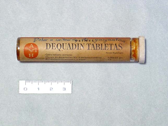 DEQUADIN TABLETAS | PHARMAKOTEKA