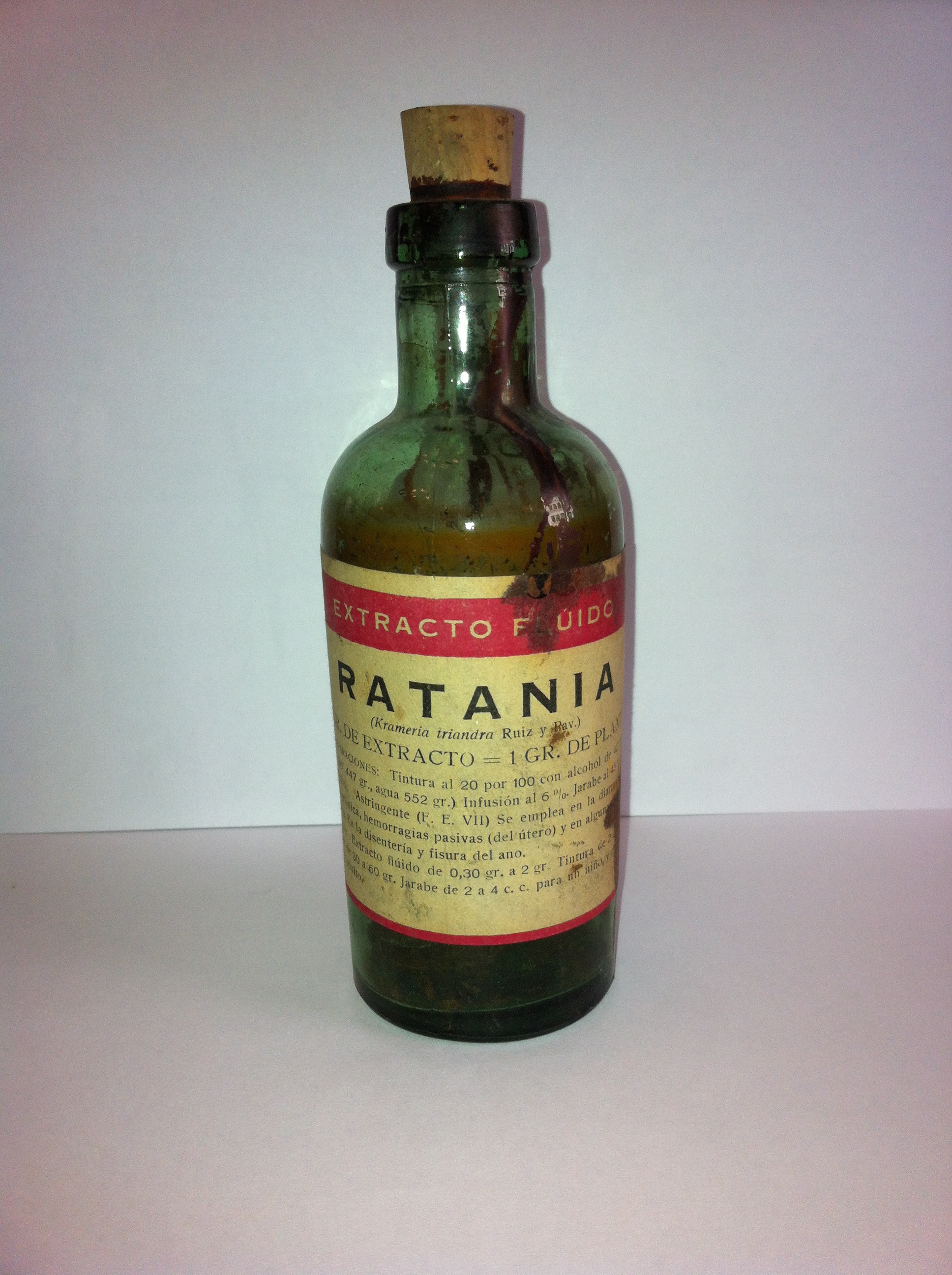 EXTRACTO FLUIDO DE RATANIA | PHARMAKOTEKA
