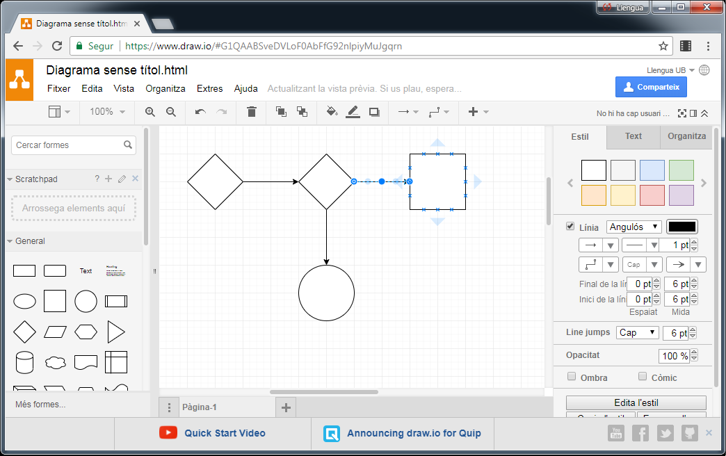 Retrucs - » Diagrames i esquemes: Draw.io