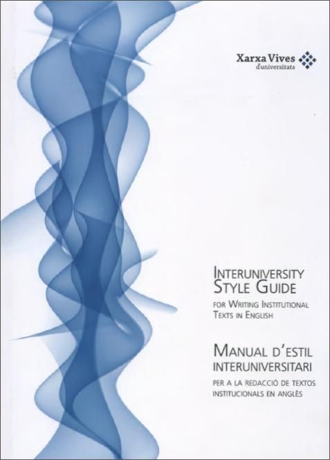 «Interuniversity Style Guide for Writing Institutional Texts in English ...